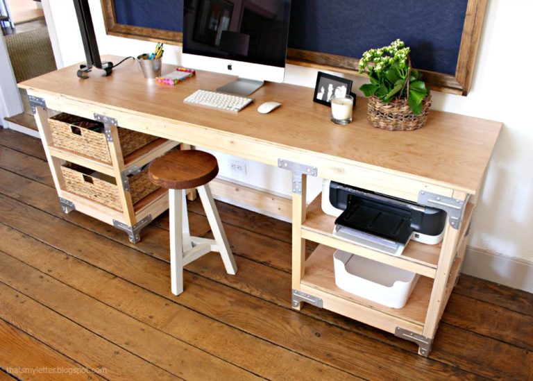 DIY: How to Build a Workbench-Style Custom Desk - Building Strong