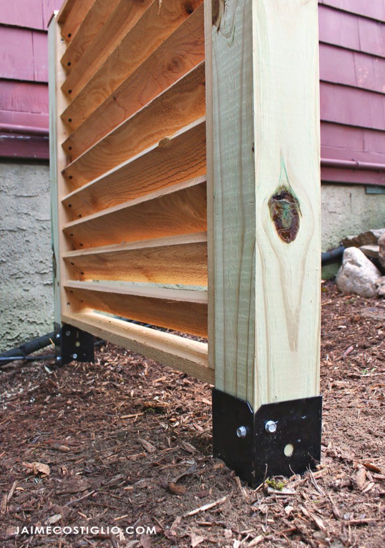 DIY: Building a Stylish AC Screen Cover - Building Strong