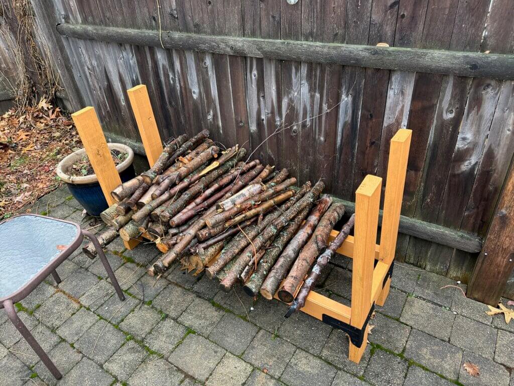 Cozy Winter Project: Build a Simple Firewood Holder (Plans Included ...